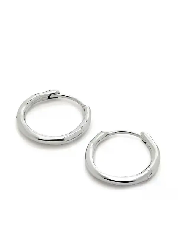 Monica Vinader Siren Hoop Earrings - Silver