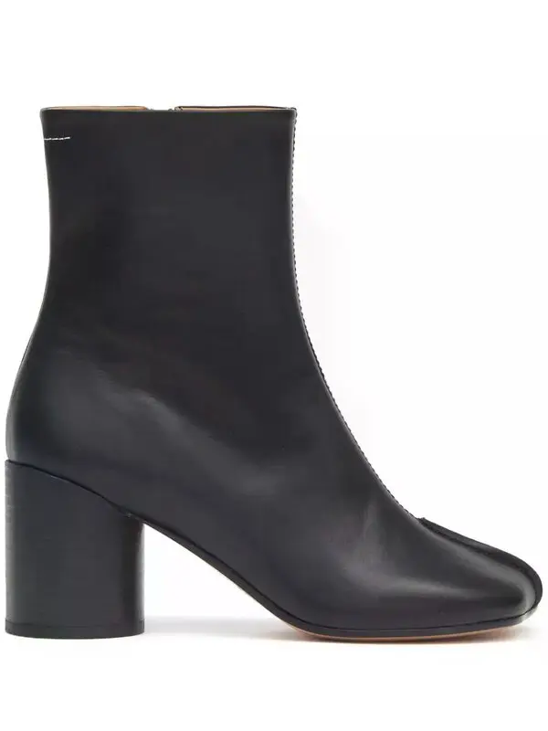 MAISON MARGIELA Stitch-out Leather Ankle Boots