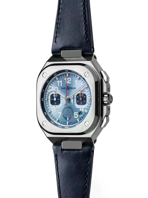 BELL & ROSS Br-05 Chrono Patrouille De France 42mm Chronograph Watch - Blue