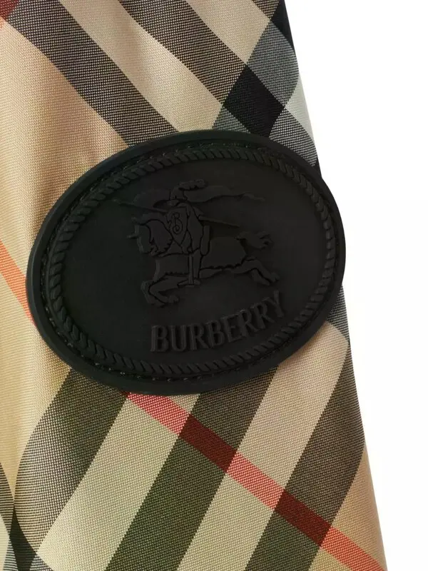 Burberry Check Lightweight Hooded Jacket