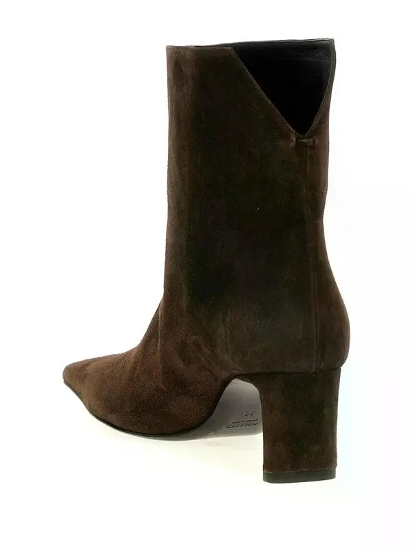 Khaite Ona Ankle Boots - Brown
