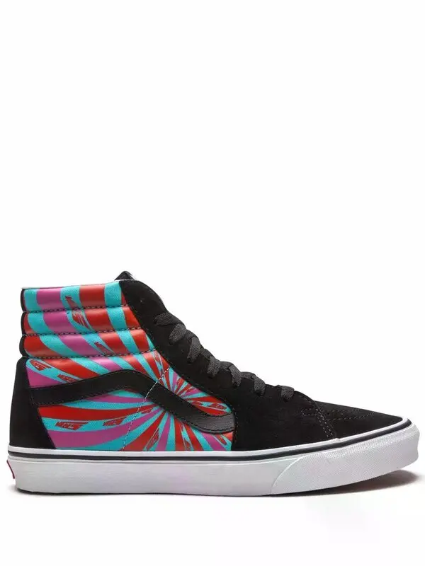 VANS Sk8-hi Retro Mart High Top Sneakers With Graphic Print - Black