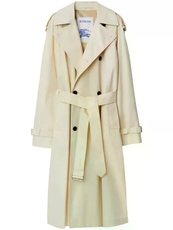 Burberry Double-breasted Cotton Trench Coat