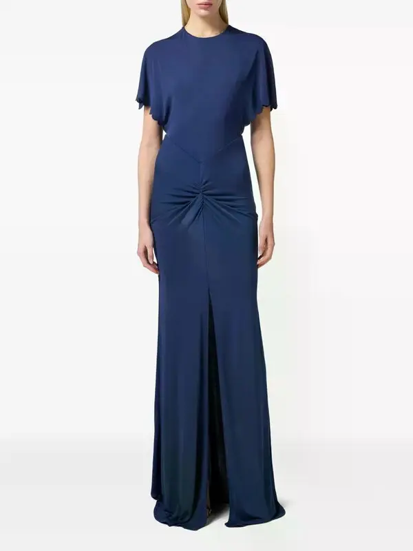 Elisabetta Franchi Scallop-edge Gown