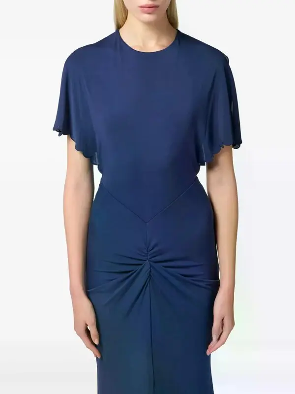 Elisabetta Franchi Scallop-edge Gown