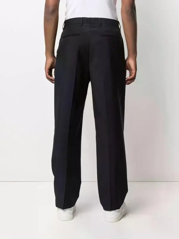 Valentino Garavani Straight-leg Tailored Trousers - Blue