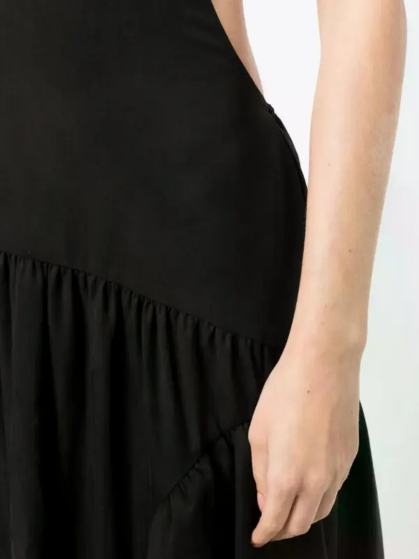 Goen.j Layered Crochet-top Maxi Dress