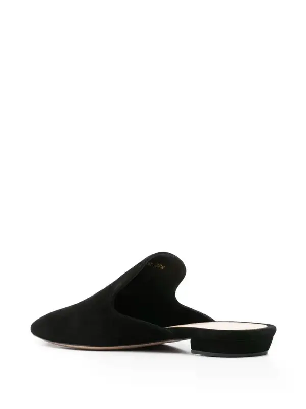 GIANVITO ROSSI Nubuck Mules