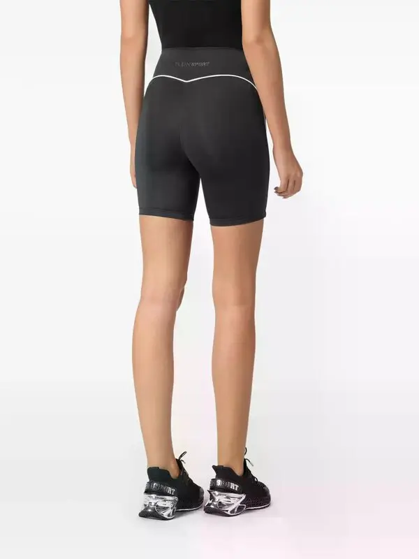 PLEIN SPORT Cycling Shorts With Trim Detail