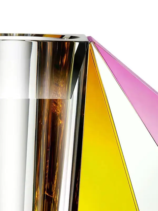 REFLECTIONS COPENHAGEN Grand Manhattan Crystal Vase - Multicolour