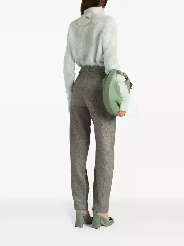 GENNY Mélange-effect Trousers
