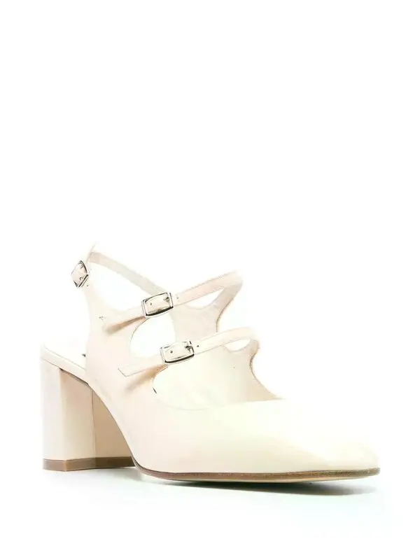 CAREL Banana 70mm Mary Jane Slingbacks - Neutrals