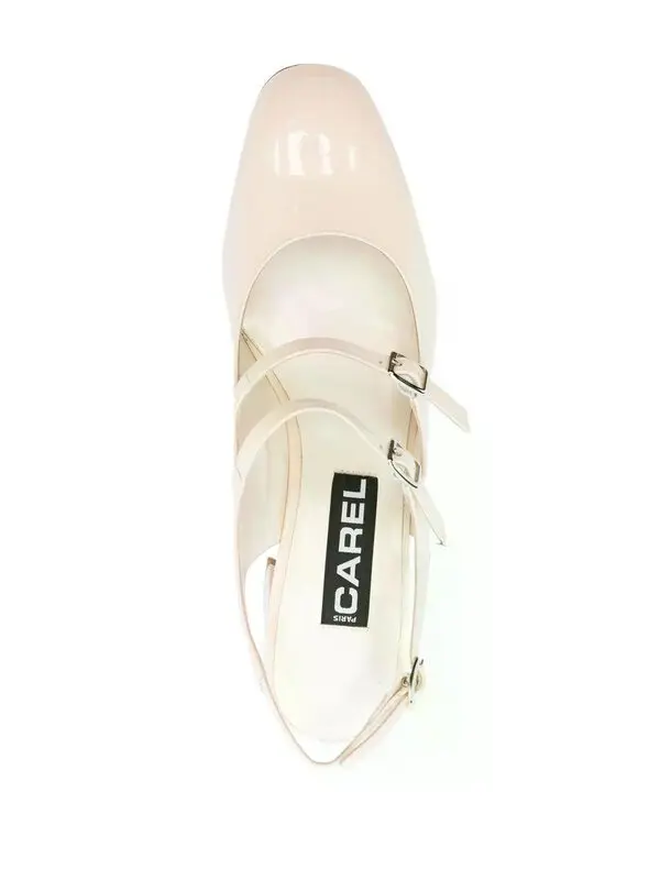 CAREL Banana 70mm Mary Jane Slingbacks - Neutrals