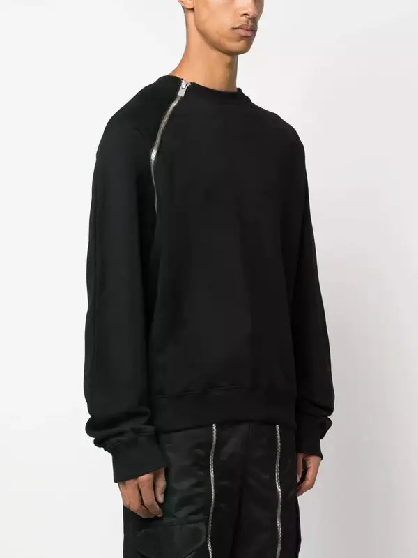 HELIOT EMIL Zip-detailed Cotton Jumper