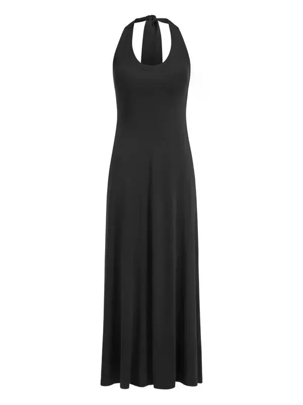 16Arlington Carlina Halterneck Maxi Dress - Black
