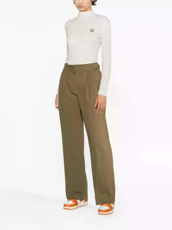Maison Kitsuné Fox Motif High-neck Jumper