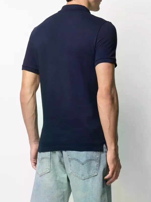 Lacoste Logo-embroidered Polo Shirt - Blue