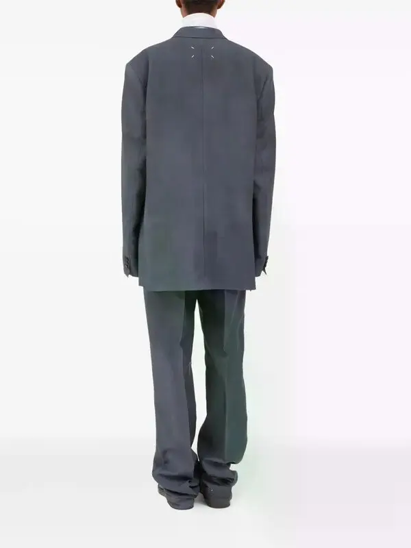 MAISON MARGIELA Four-stitch Single-breasted Blazer - Grey