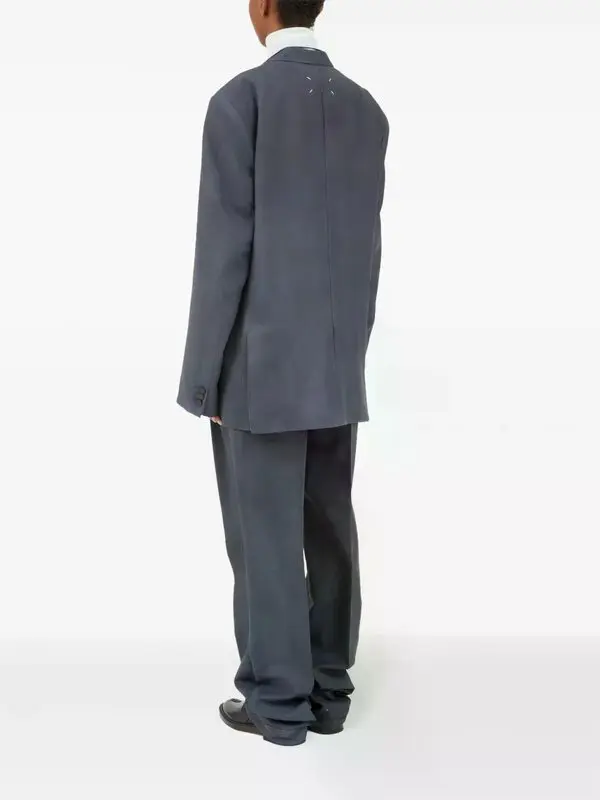 MAISON MARGIELA Four-stitch Single-breasted Blazer - Grey