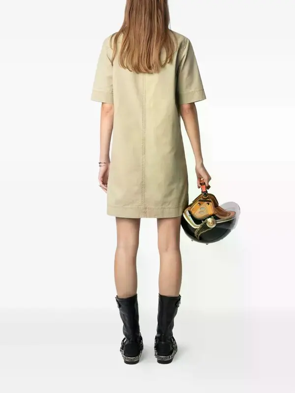 Zadig&Voltaire Record Shirt Dress - Neutrals