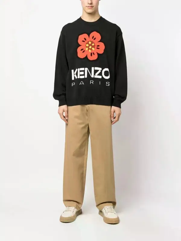 Kenzo Boke Flower Intarsia-knit Jumper
