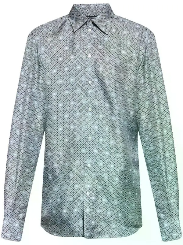 Dolce & Gabbana Silk Shirt - Grey