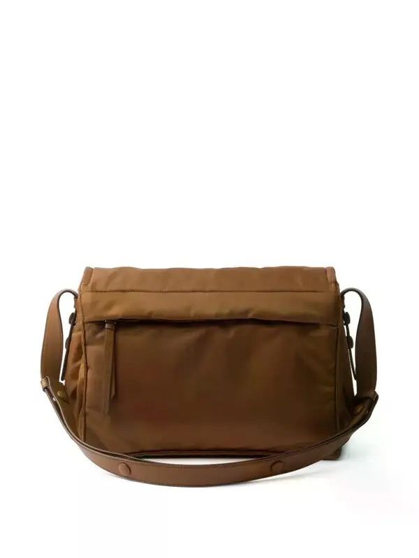 Prada Medium Traveller Shoulder Bag - Brown