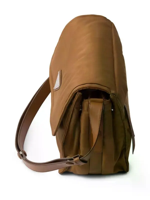 Prada Medium Traveller Shoulder Bag - Brown