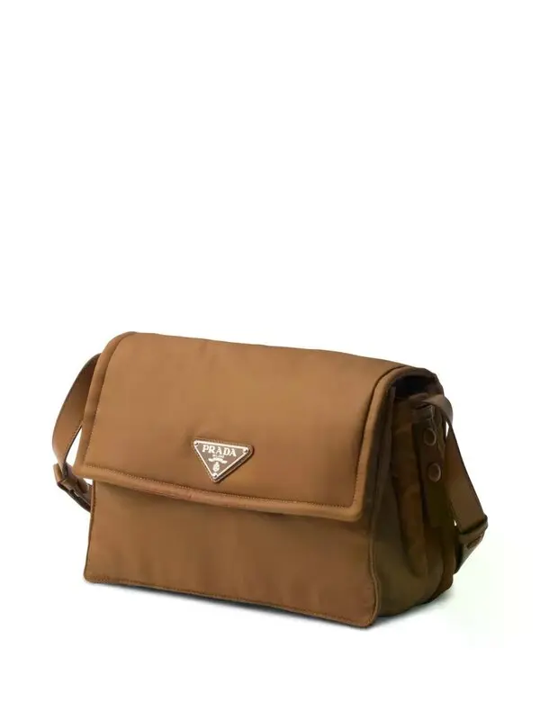 Prada Medium Traveller Shoulder Bag - Brown