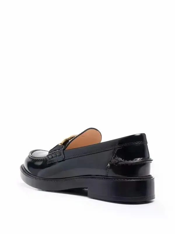 TOD'S Chain-plaque Loafers