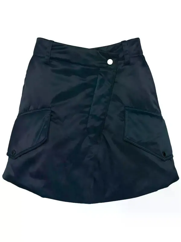 JW Anderson A-line Cargo Miniskirt - Blue