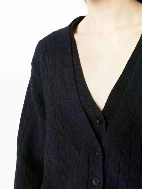 Goen.j Double-layered V-neck Cardigan