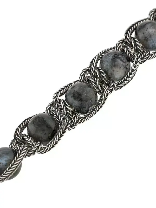 Emanuele Bicocchi Beaded Braided-chain Bracelet