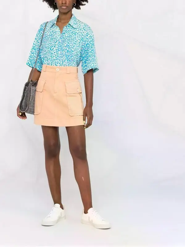 Stella McCartney Leopard Print Short-sleeve Shirt