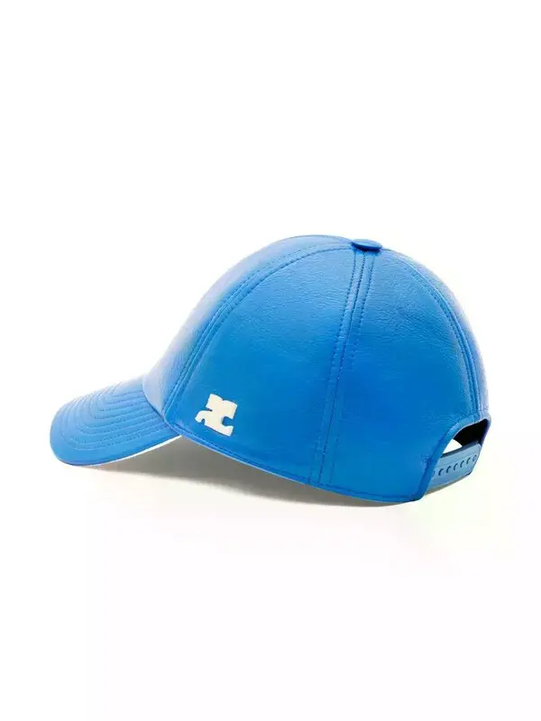 COURREGES Logo Patch Cap - Blue