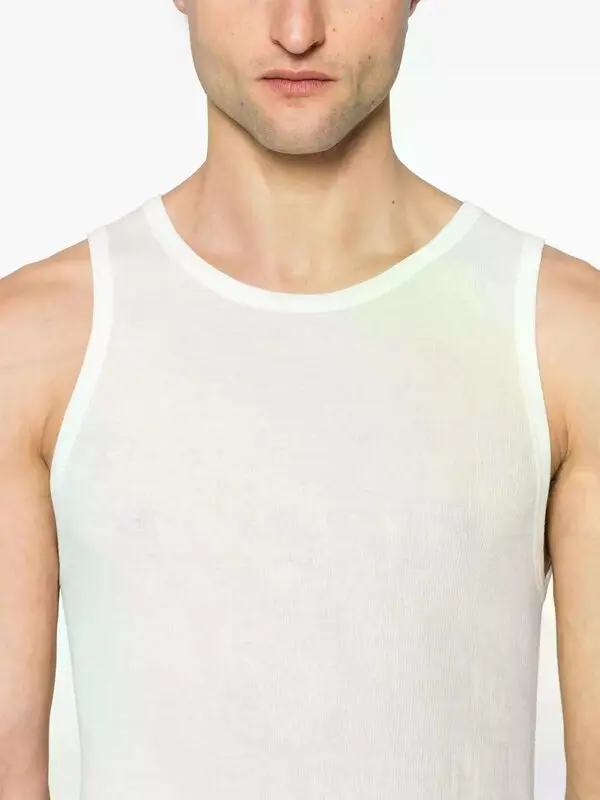 Isabel Benenato Ribbed Tank Top