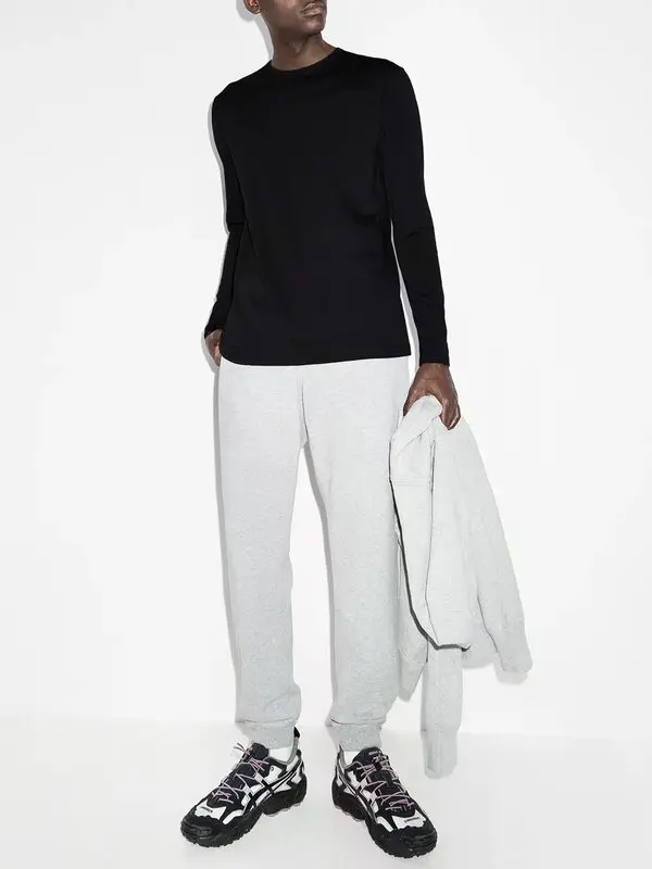 Sunspel Long Sleeve T-shirt - Black