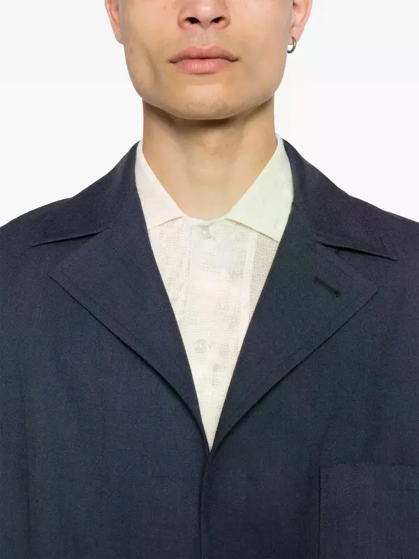 Fendi Single-breasted Wool Blazer