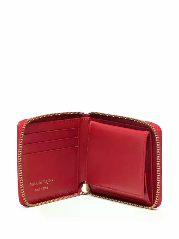 Comme Des Garçons Polka-dot Leather Wallet