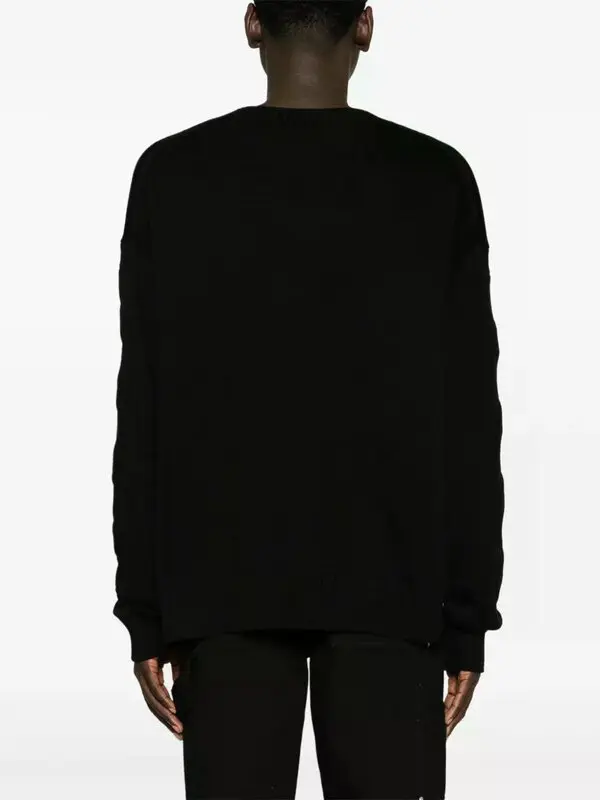 Off-White 3d Diag Ribbed-knit Jumper