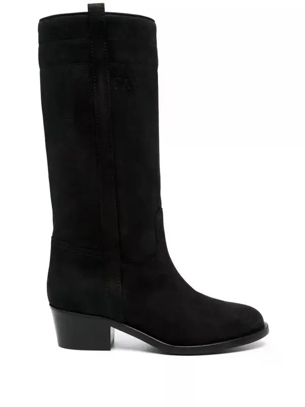 FAY Suede Mid-calf Boots