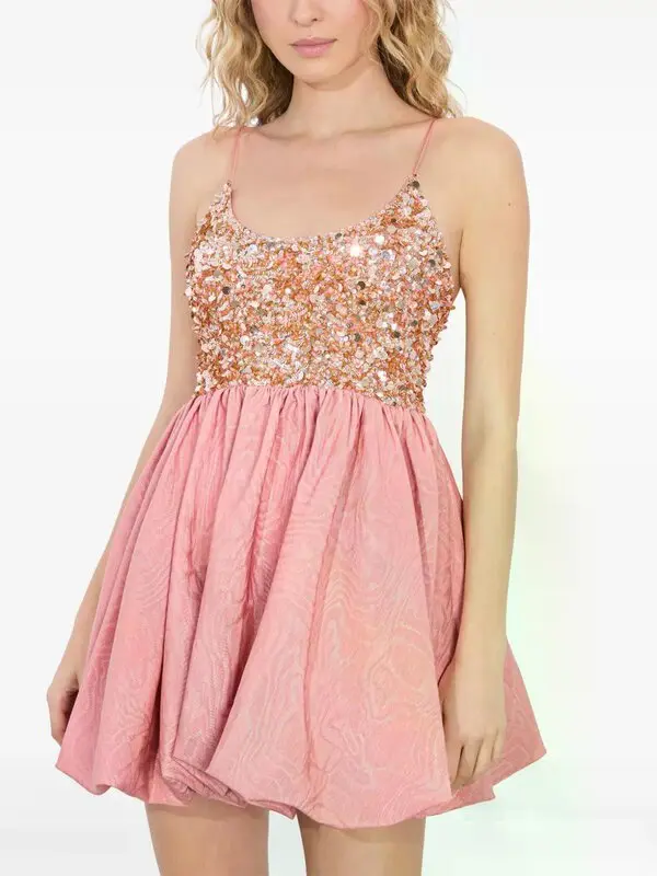 Alice + Olivia Nessa Sequin Embellished Mini Dress