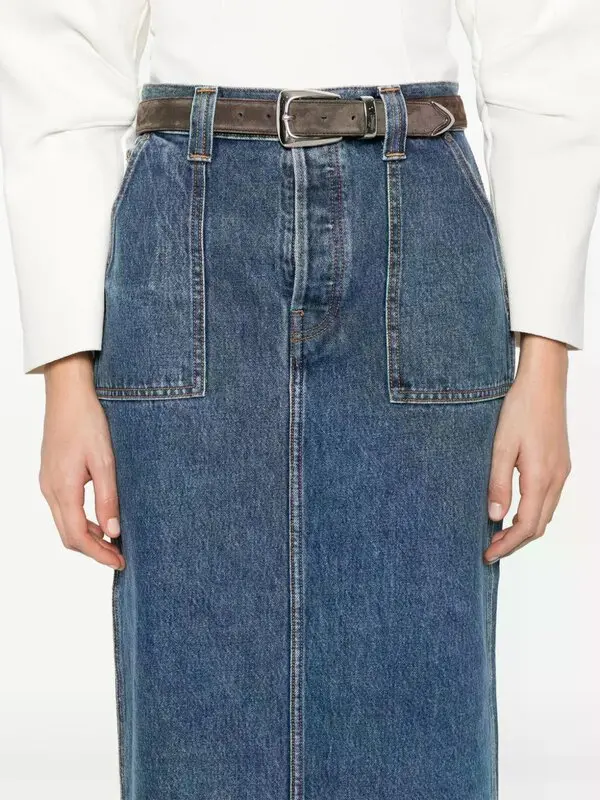 Khaite Genevieve Midi Skirt