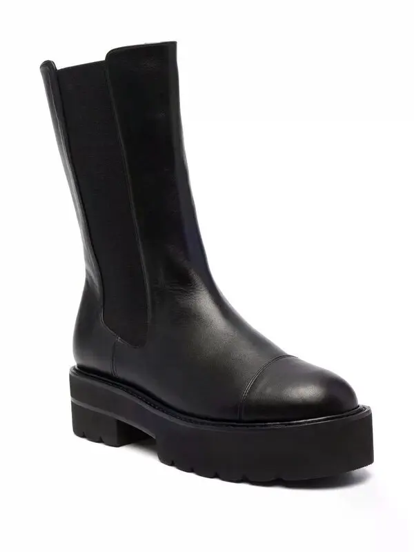 STUART WEITZMAN Presley Ultralift 60mm Platform Boots - Black