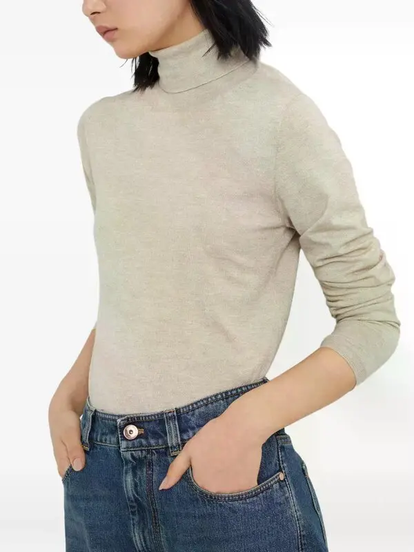 Brunello Cucinelli Roll Neck Knit Jumper