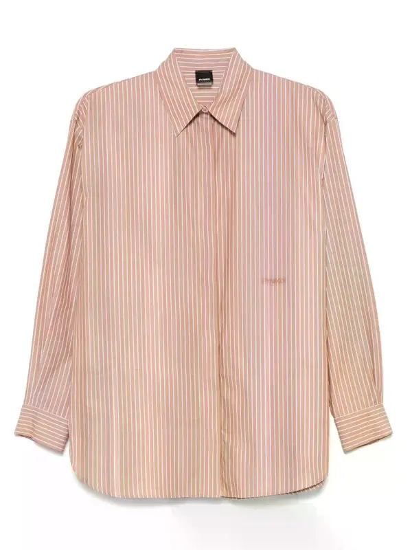 Pinko Striped Shirt - Brown