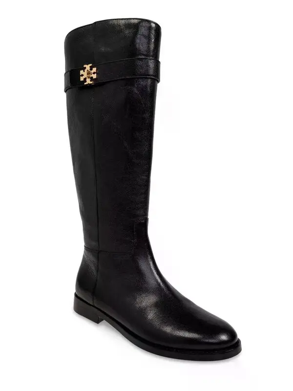Tory Burch Turnlock Riding Boots - Black