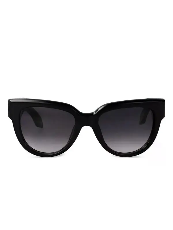 Roberto Cavalli Geometric Frame Sunglasses - Black
