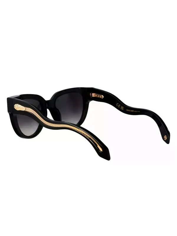 Roberto Cavalli Geometric Frame Sunglasses