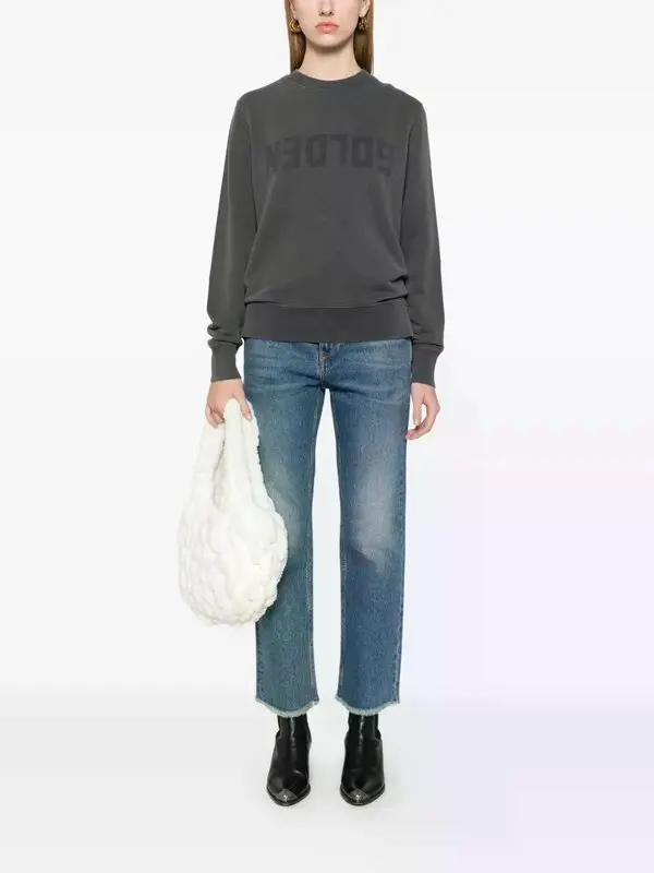 GOLDEN GOOSE Cropped Jeans With Stud Detailing
